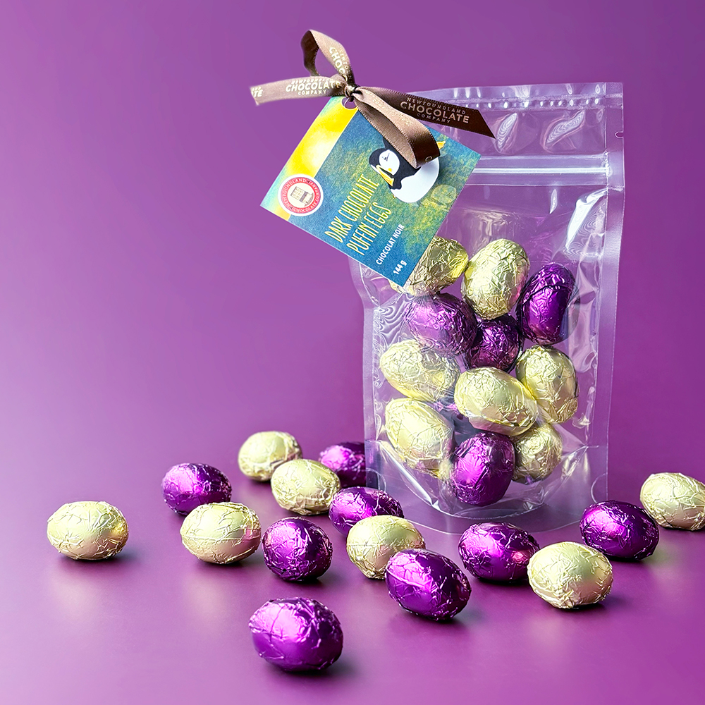 Dark Puffin Eggs – Newfoundland Chocolate Company