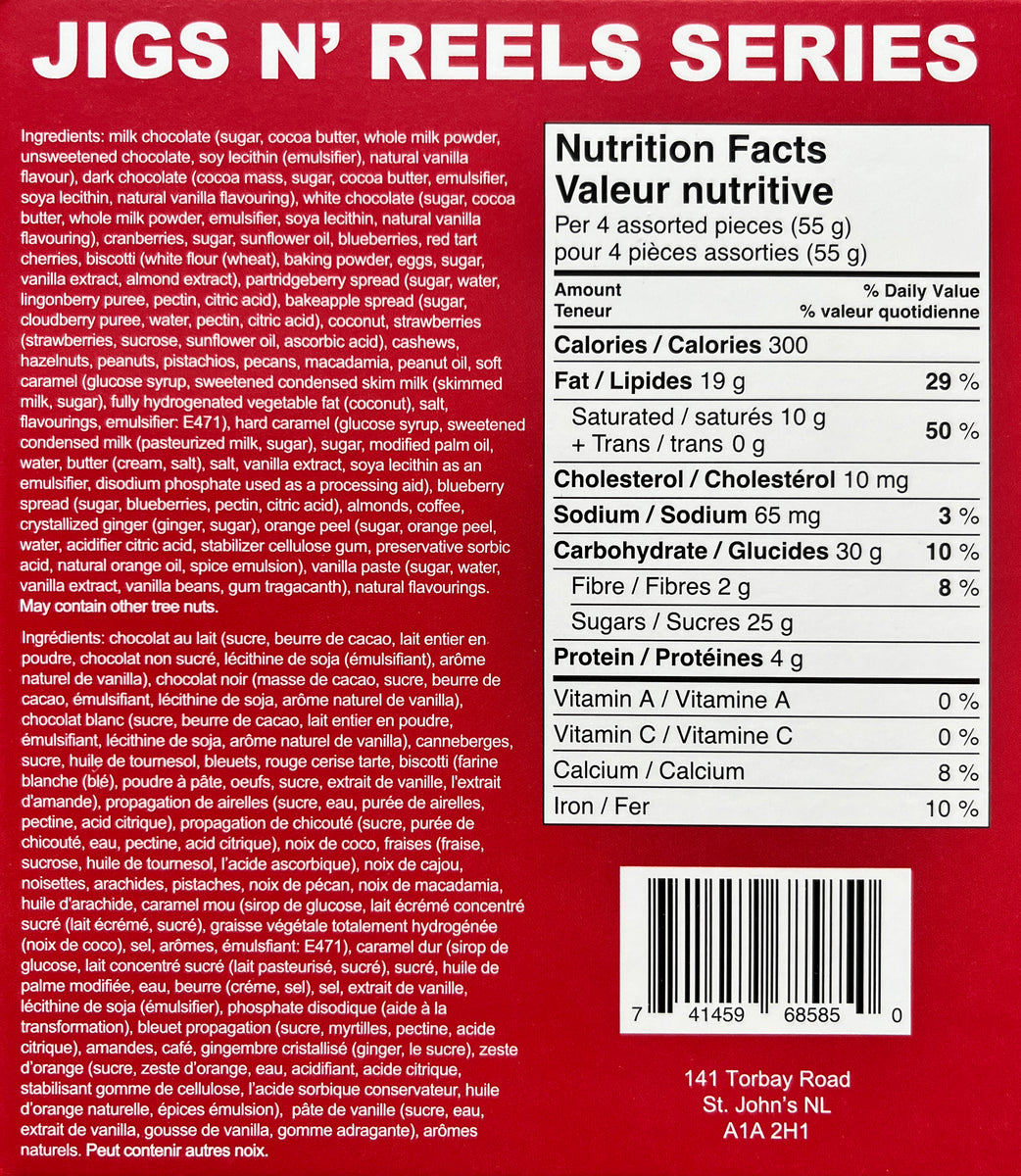 Jigs n' Reels Series 15 Piece – Newfoundland Chocolate Company