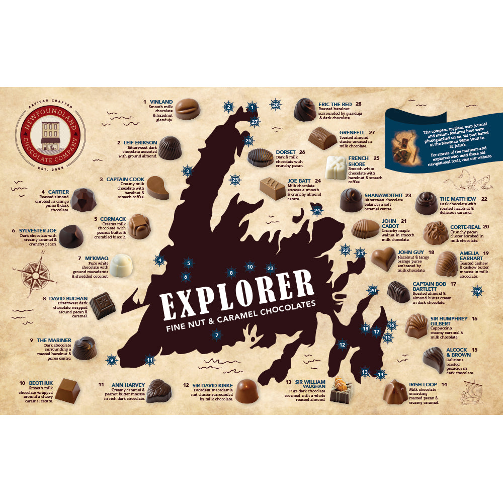 Explorer Series 30 Piece – Newfoundland Chocolate Company
