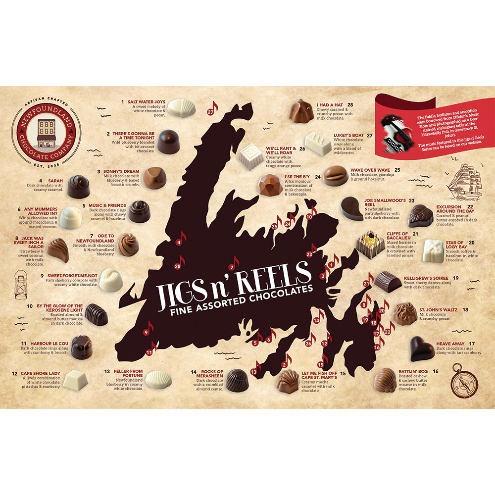 Jigs n' Reels Series 30 Piece – Newfoundland Chocolate Company