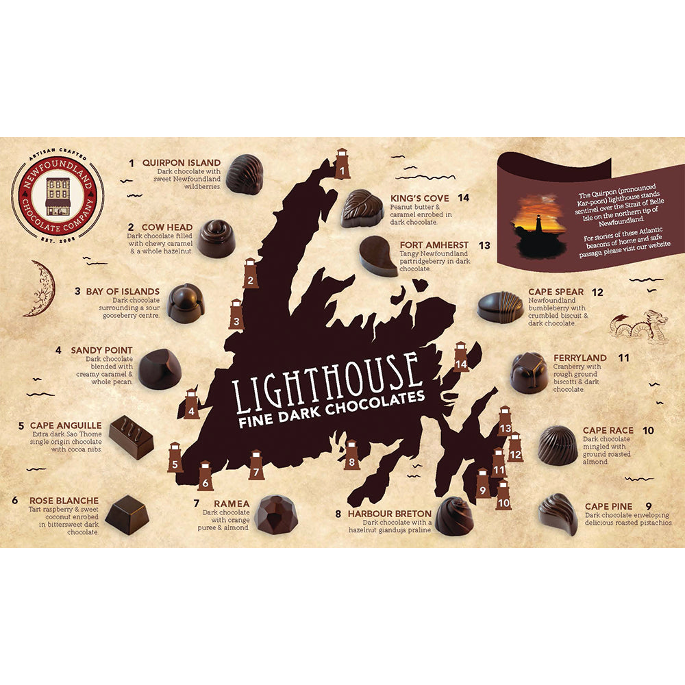 Lighthouse Series 15 Piece – Newfoundland Chocolate Company
