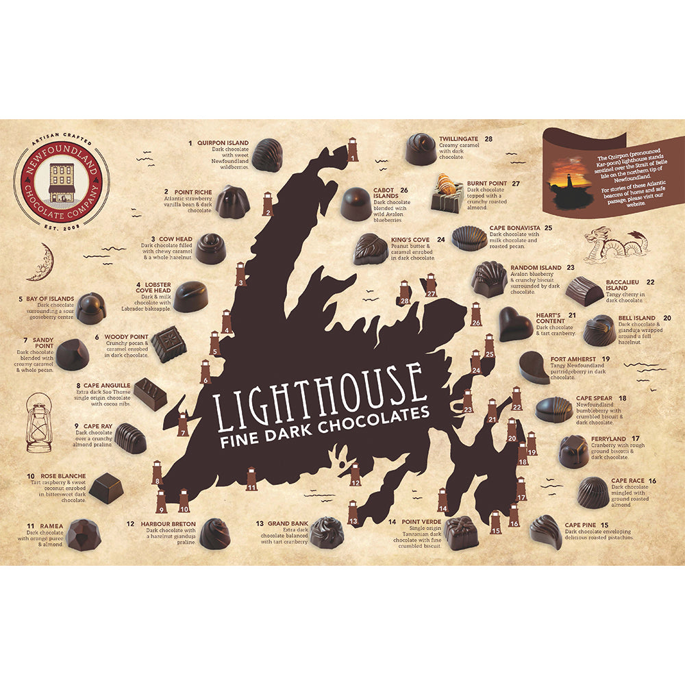 Lighthouse Series 30 Piece – Newfoundland Chocolate Company