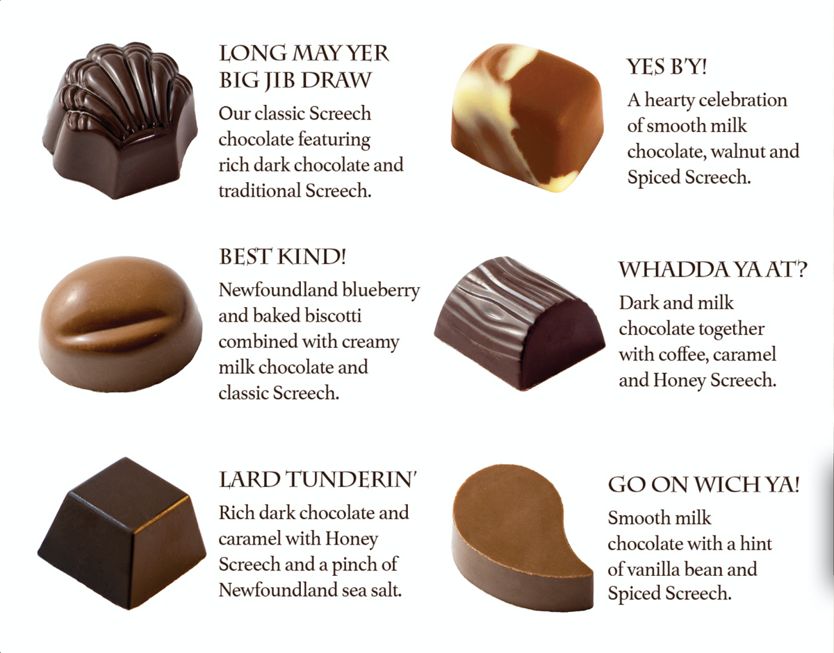 Screech Series – Newfoundland Chocolate Company
